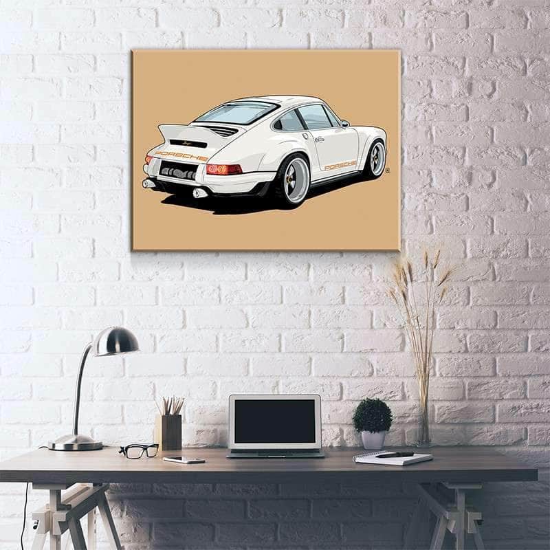 Singer DLS Rear View Wall Art – Driver Dynasty