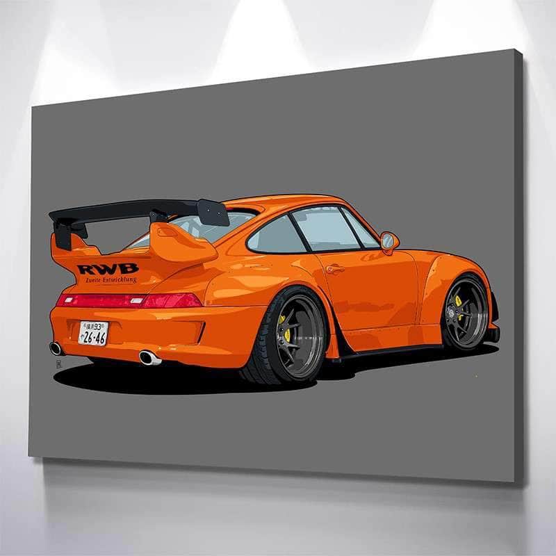 RWB 993 Rear Wall Art – Driver Dynasty