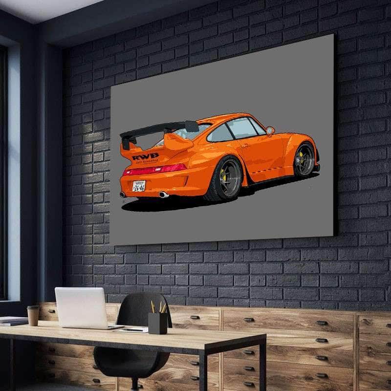 RWB 993 Rear Wall Art – Driver Dynasty