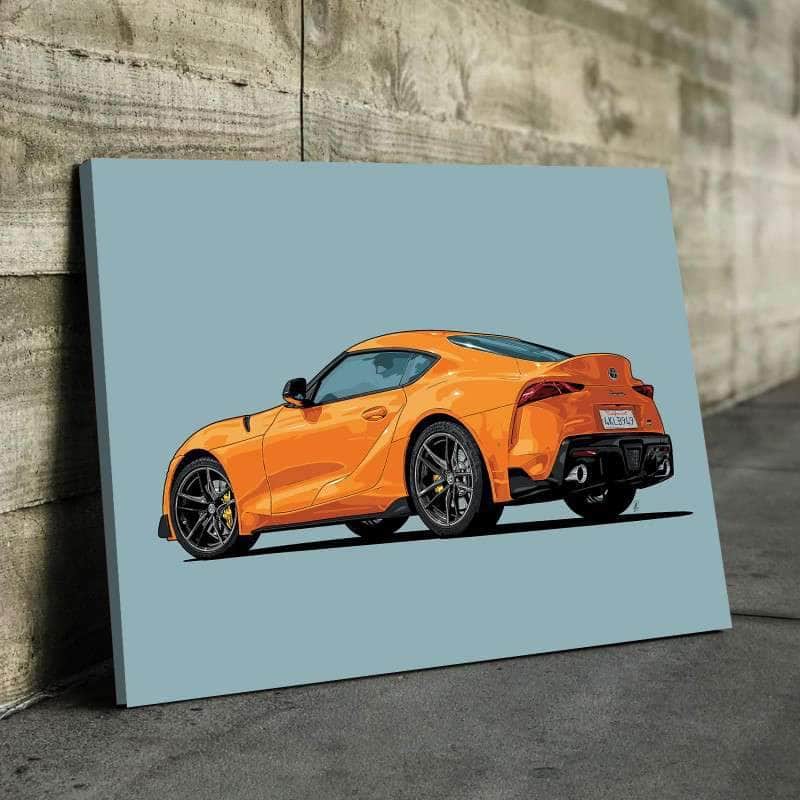 2019 Toyota Supra Wall Art – Driver Dynasty